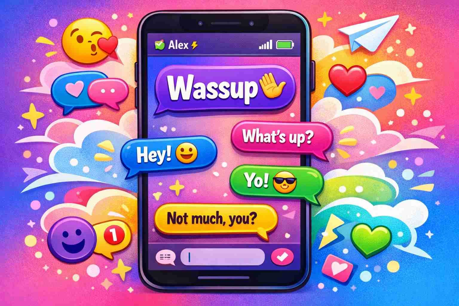 450 Best Clever Replies to “Wassup”: For Texts & Social Media In 2026 ...